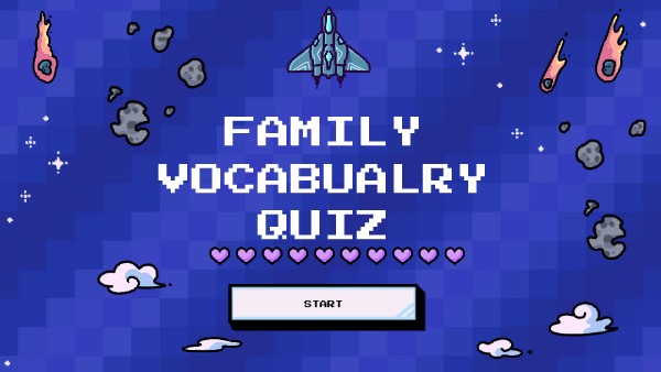 Family vocabulary quiz | Genially