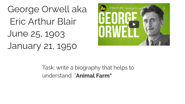 George Orwell's AnimalFarm | Genially