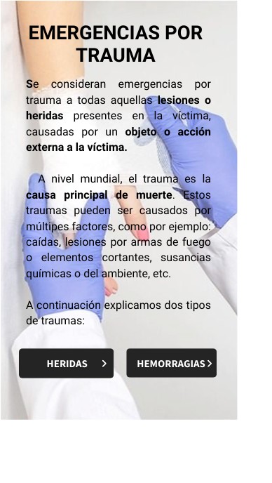 Emergencias por trauma | Genially