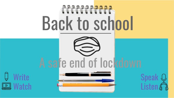 Back to school: a safe lockdown
