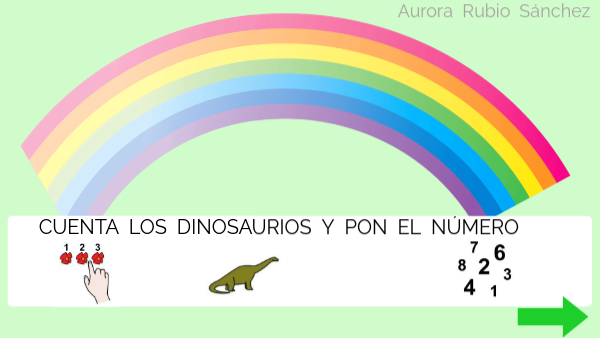 CONTAR DINOS 10 | Genially