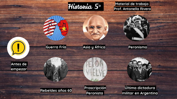 Historia 5° Rivero | Genially