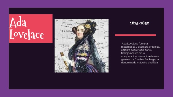 ADA LOVELACE | Genially