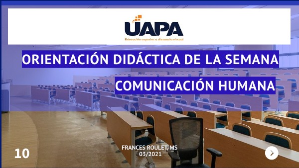 ORIENTACIONES DE LAS SEMANAS CBE-111-1 | Genially