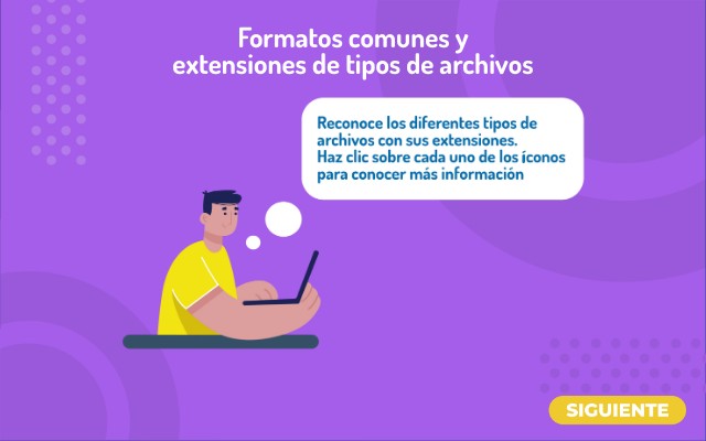 Formatos comunes y extensiones de tipos de archivos | Genially