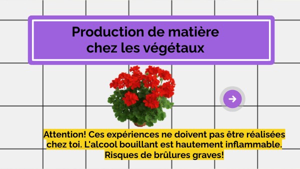 Production de matière | Genially