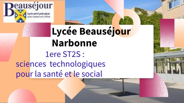 ST2S Lycee Beausejour