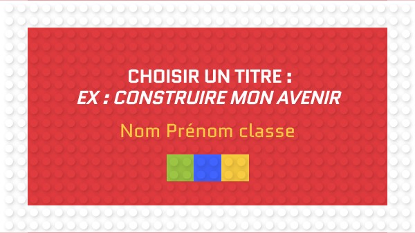 Projet avenir | Genially