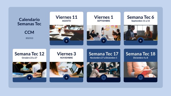 Calendario Semas Tec AD2023