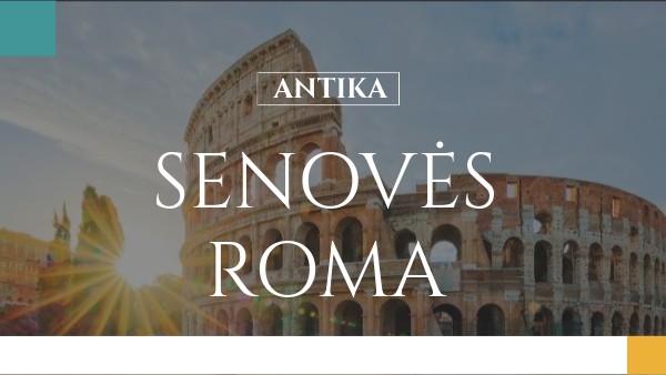 SENOVĖS ROMA | Genially