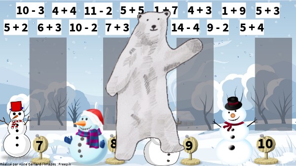Calculs simples additifs et soustractifs | Genially