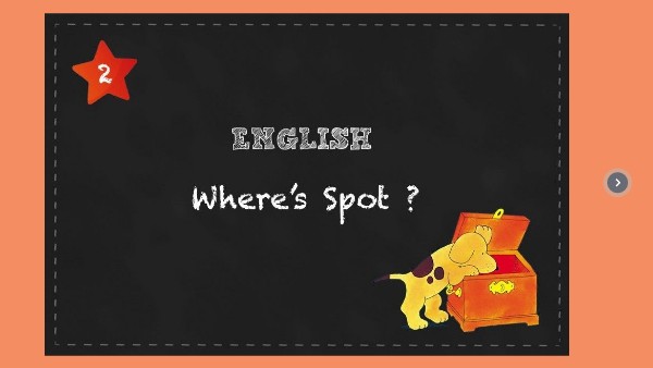 Where's Spot ? CE2-2