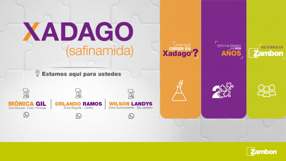 Xadago (Safinamida) | Genially