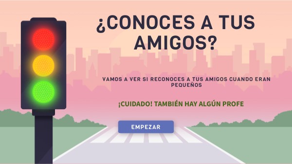 ¿Me conoces? 3 y 4 años