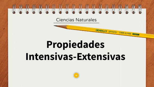 Propiedades intensivas y extensivas | Genially