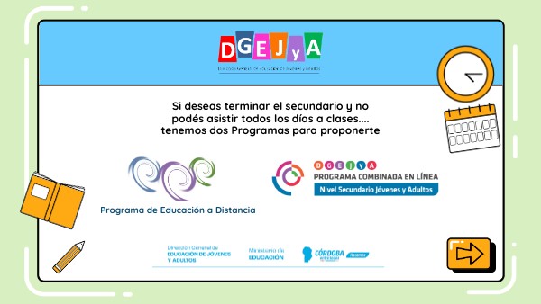 DGEJyA - PROGRAMAS | Genially