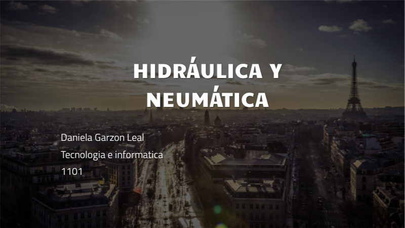 Hidraulica y Neumatica