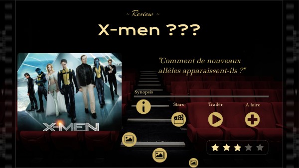 3.3 Activité 3 X-men