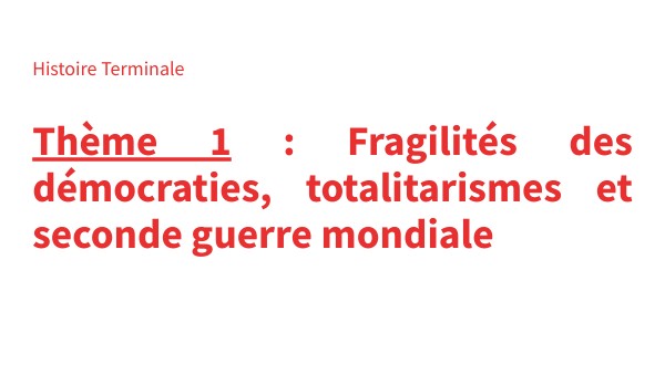Tale Histoire Thème 1