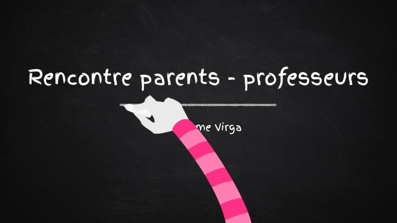 Rencontre parents / profs | Genially
