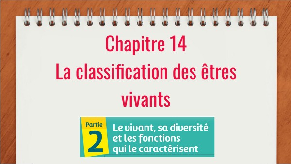 chapitre 14 la classification des êtres vivants | Genially