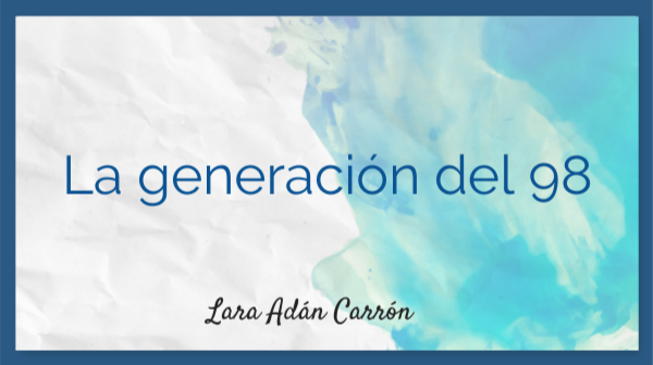 generacion del 98