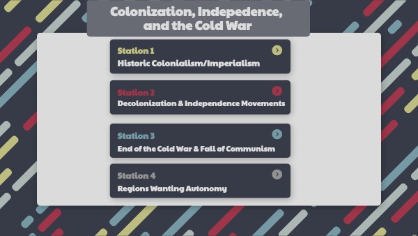 Colonization, Independence, & the Cold War PRESENTATION | Genially