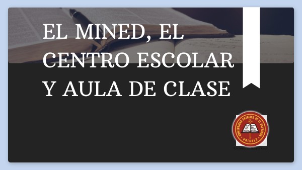 MINED, Centro Escolar y Aula de clase | Genially