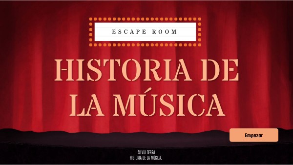 ESCAPE ROOM MUSICAL | Genially