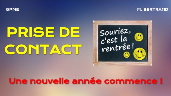 Prise de contact BTS