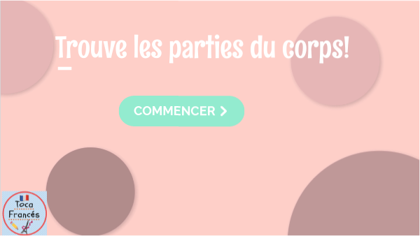 Les parties du corps jeu | Genially