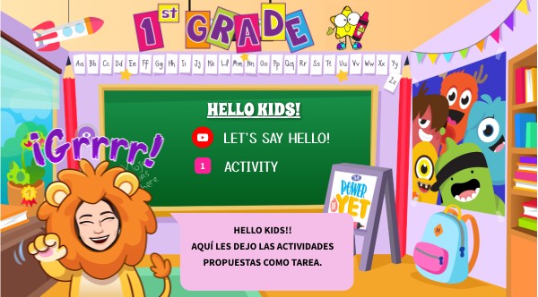 1st grade homework 21-09 | Genially