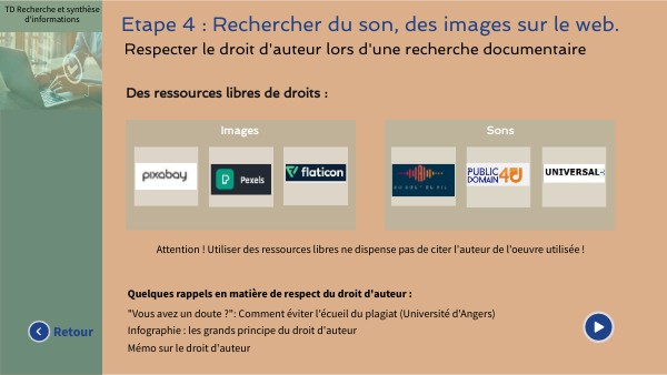 4-Rechercher des images et du son | Genially