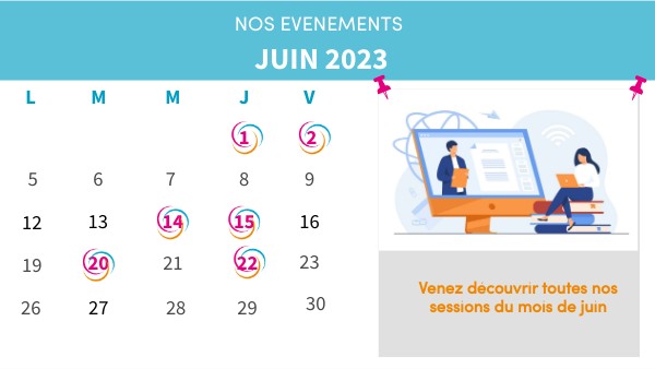 - CALENDAR juin 2023