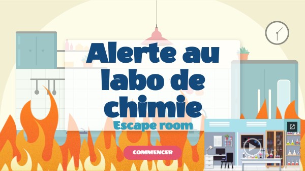Alerte au labo de chimie | Genially