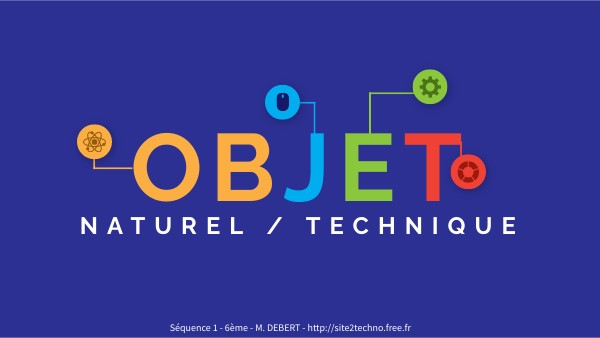 Objet naturel / technique | Genially