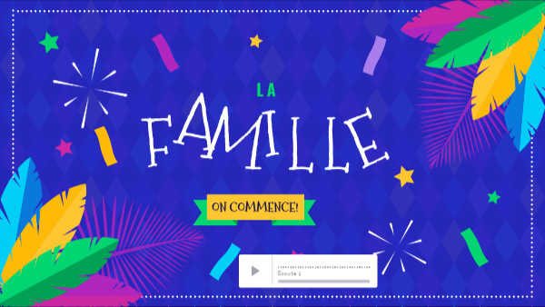 LA FAMILLE 3º EP & Déterminant définis | Genially