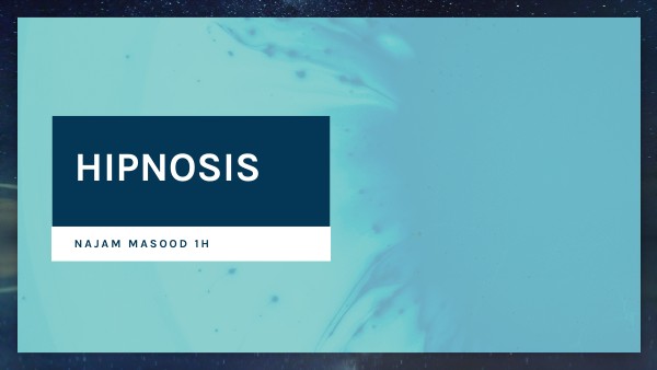 PRESENTACIÓN HIPNOSIS | Genially