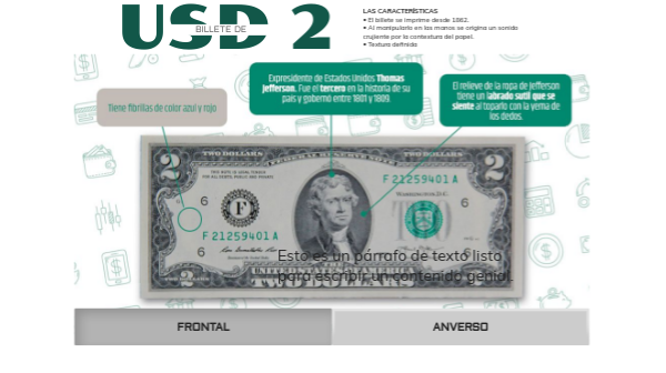 Billete de USD2