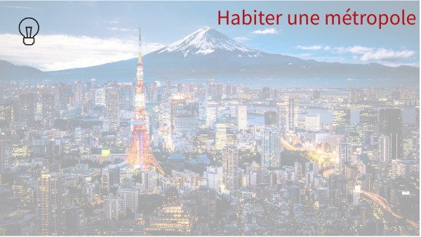 Thème 1- Habiter une métropole