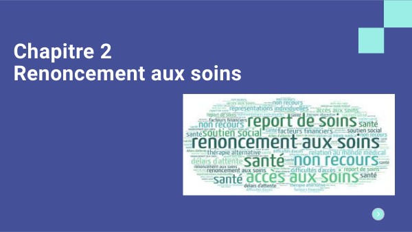 CH2. RENONCEMENT AUX SOINS | Genially