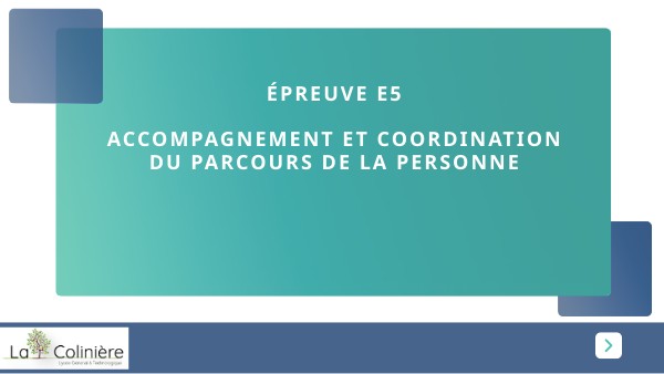 EPREUVE E5 | Genially