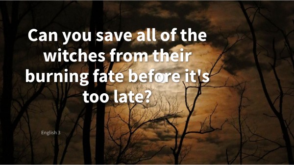 Spinner - Save the Witches | Genially