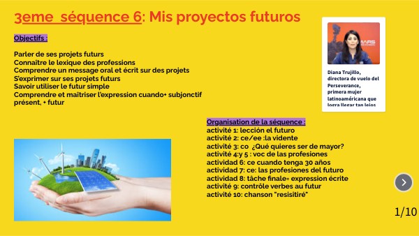 2024/2025: 3eme séquence 6 mis proyectos | Genially