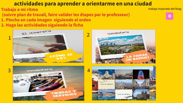 secuencia 5 pour salle info 2025 orientarse en Madrid | Genially