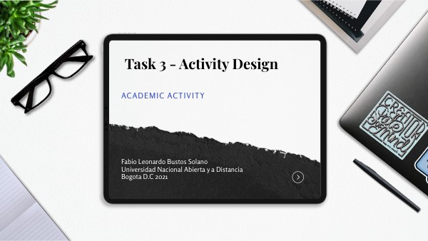Task 3 - Activity Design by Fabio Bustos | Genially