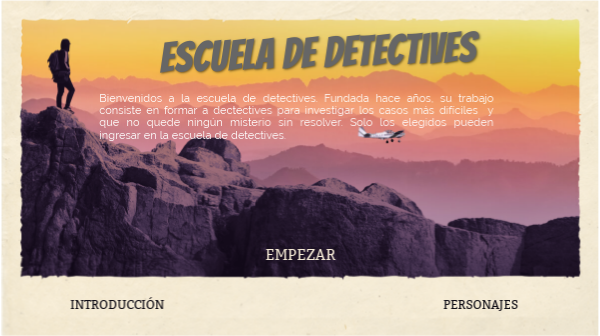 ESCUELA DE DETECTIVES
