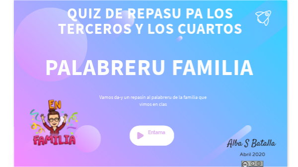 qUIZ fAMILIA - 3 Y 4