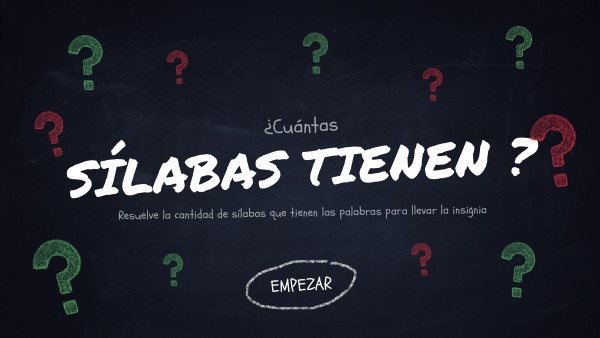 QUIZ CUÁNTAS SÍLABAS