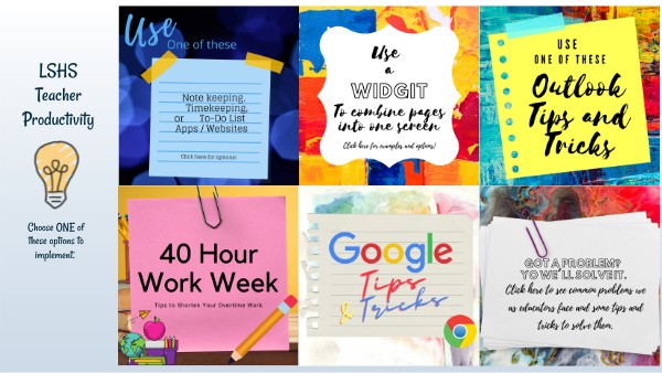 Teacher Productivity Badge | Genially